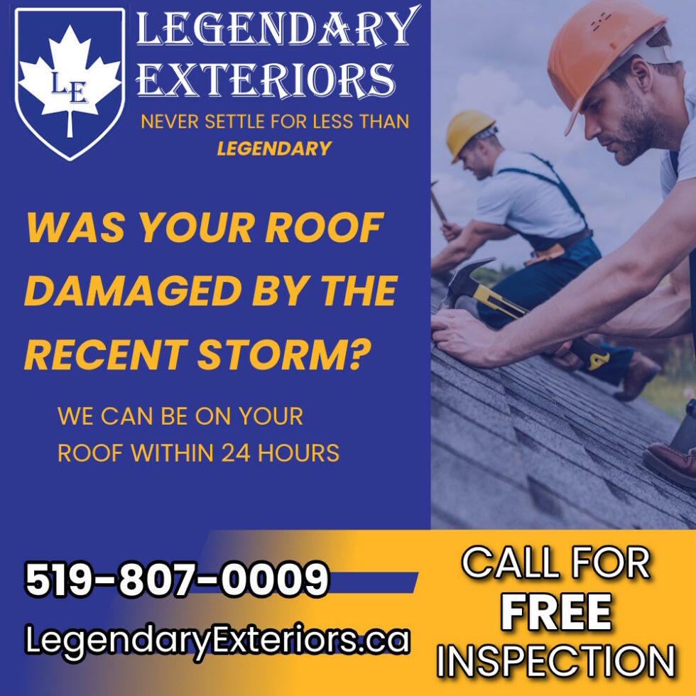 Roof damaged by the storm? - Legendary Exteriors | Roofers Siding ...